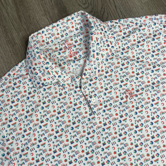 Rhoback | Shirts | Rhoback The Vlookup Mens Large Aop Performance Golf ...